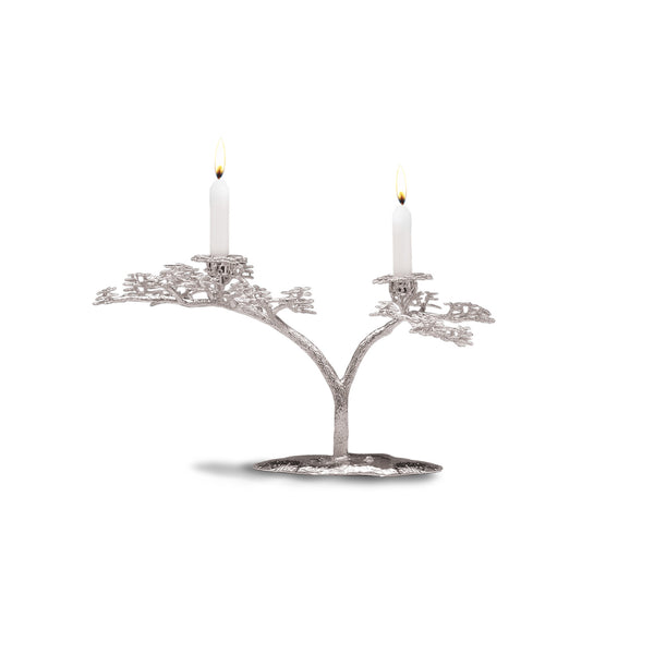 Silver Tree Candle Holder Tree Of Life Candle Holder | Fig And Rose