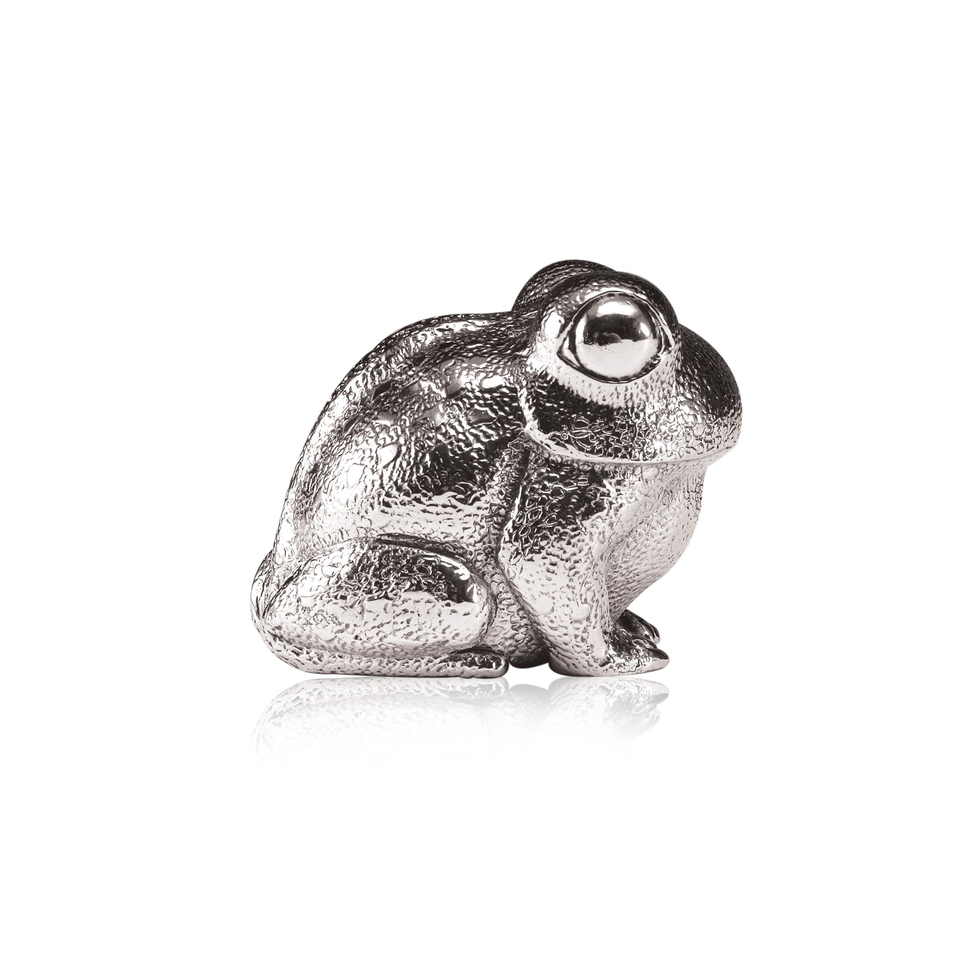 Toad Sitting in Silver - Medium – Patrick Mavros